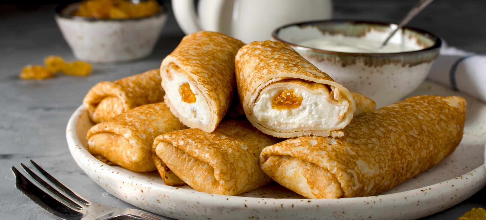 Crêpes chèvre miel | Mes Recettes
