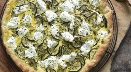 Quiche chèvre-courgettes | Mes Recettes